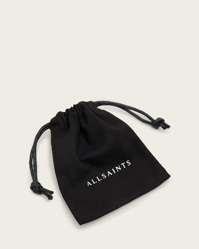 Nya Hexagon Chain Choker Necklace WARM SILVER | ALLSAINTS DE